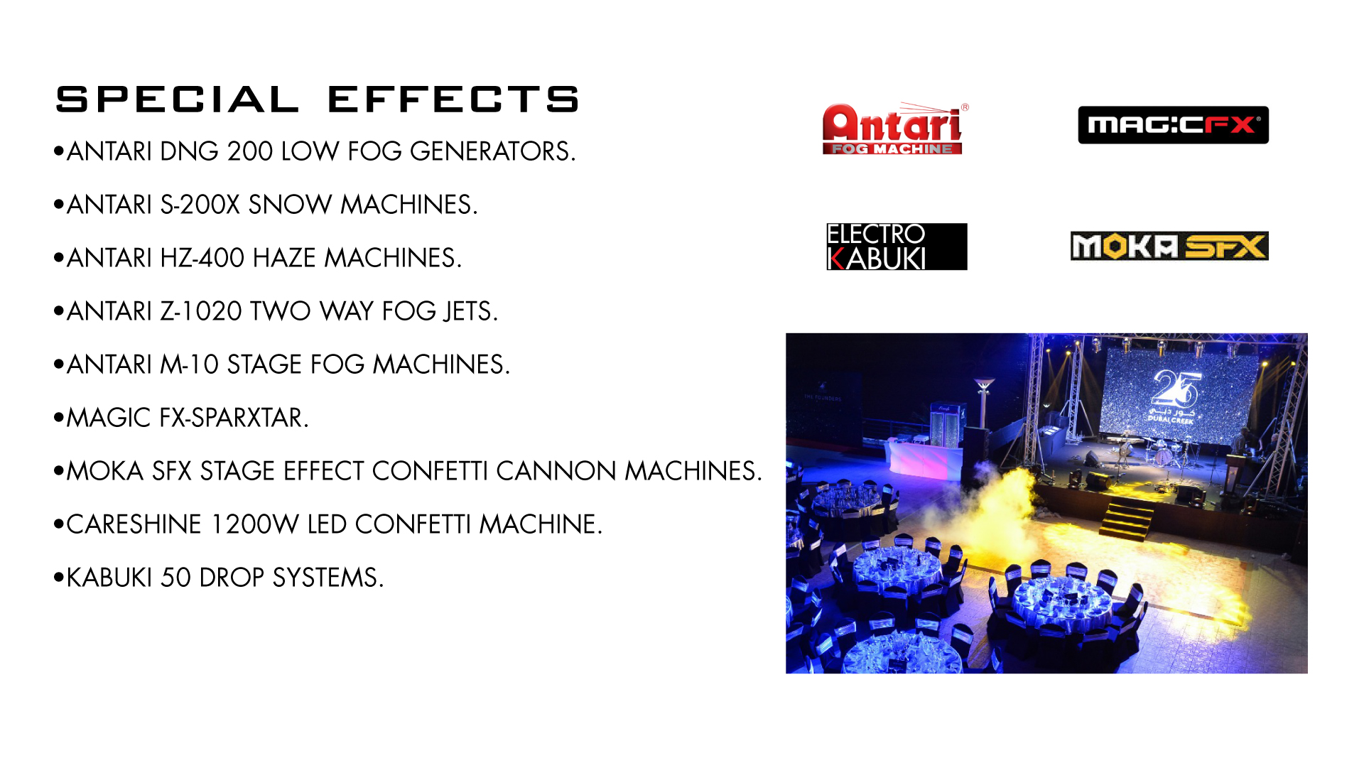 What We Do | Sunset Events